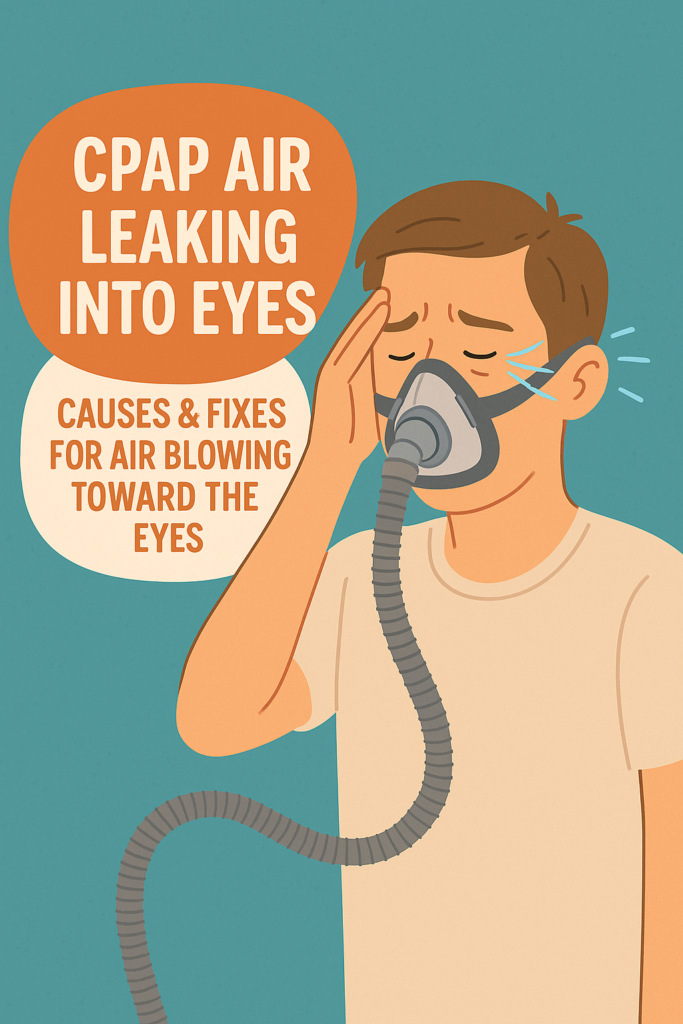 CPAP Air Leaking Into Eyes: Causes & Fixes for Air Blowing Toward the ...